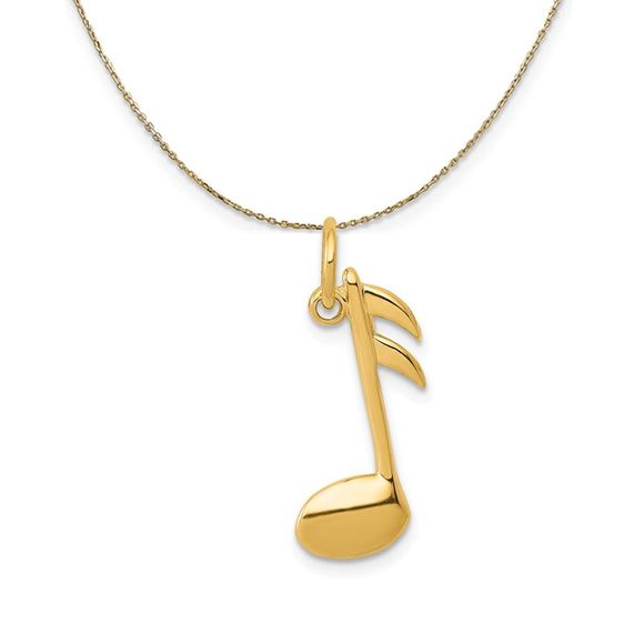 Black Bow Jewelry Co. | Jewelry | 4k Yellow Gold 2d Polished Musical ...